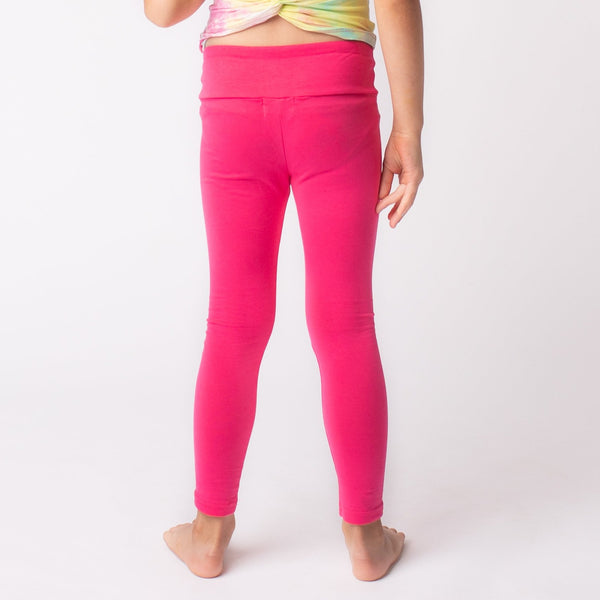 Simple Leggings - Hot Pink - Pearls and Piggytails